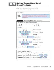 Solving Proportions Worksheet