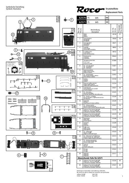 62570 FS 62571 - Roco