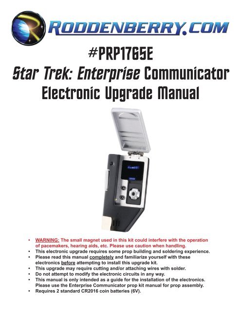 Star Trek: Enterprise Communicator - Roddenberry.com