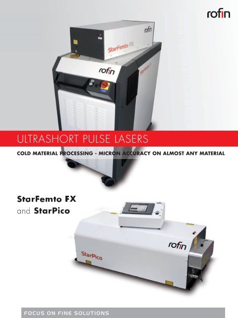 ULTRASHORT PULSE LASERS - Rofin