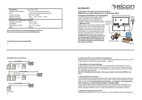 ELCON NT1 - Elcon Systemtechnik