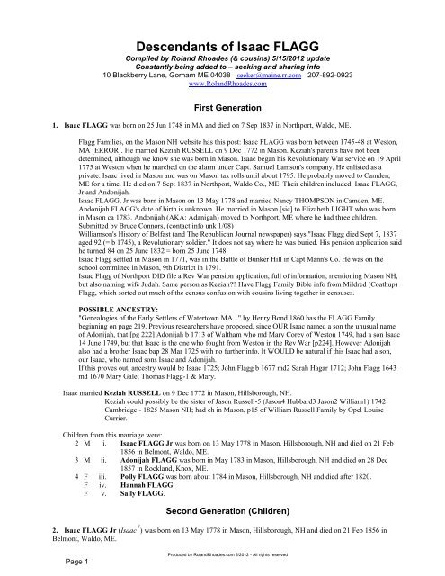 Elijah Isaac Whitten Born