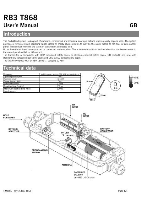 RB3 T868 - Rolling Center