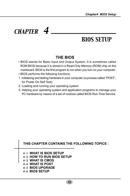 CHAPTER 4 BIOS SETUP - ROM.by