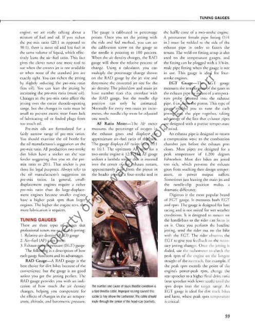 TUNING FOR SPECIFIC POWERBANDS - Eric Gorr's Forward Motion