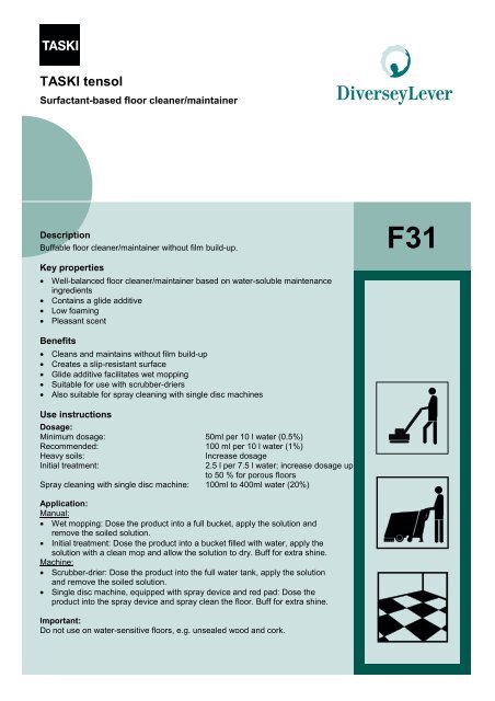 TASKI tensol - Elmart