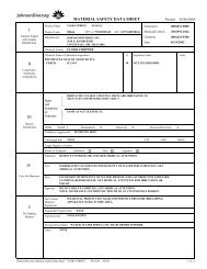 MATERIAL SAFETY DATA SHEET TASKI ... - Action Chemical