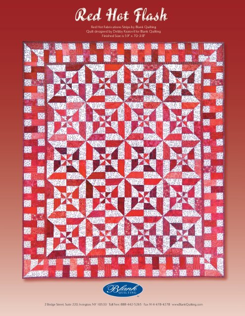 Red Hot Flashes - Rosie's Calico Cupboard Quilt Shop