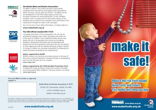 Blind Cord Safety - RoSPA