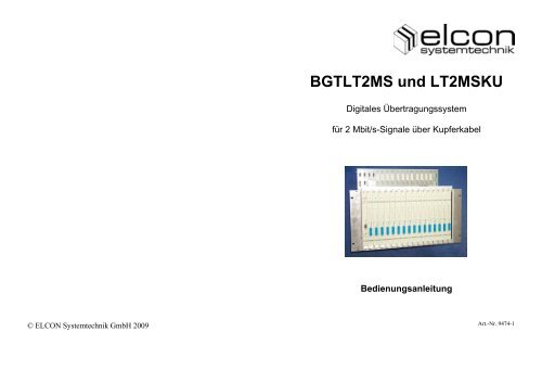 BGTLT2MS und LT2MSKU - Elcon Systemtechnik