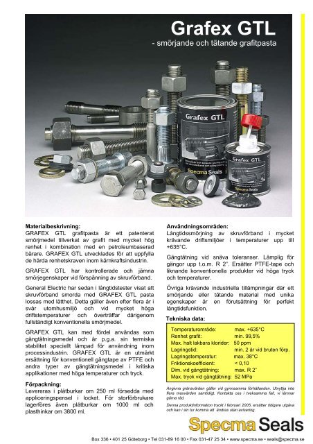 Specma Grafex GTL