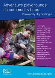 The 8 Playwork Principles - Play England