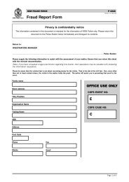 RSL Display Permit Legitimate Reason Form - NSW Police Force
