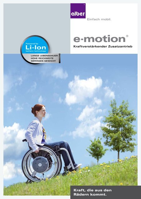 Prospekt emotion M15 - Ulrich Alber GmbH