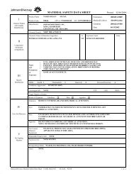 MATERIAL SAFETY DATA SHEET TASKI ... - Action Chemical