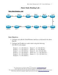 Basic OSPF Lab - Router Alley