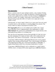 Redundancy and Load Balancing - Router Alley