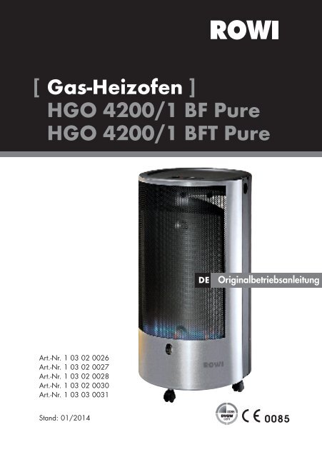 Bedienungsanleitung - Rowi