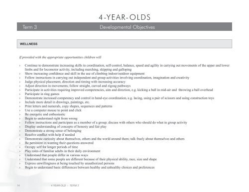 Term 3 4-YEAR-OLDS Develo