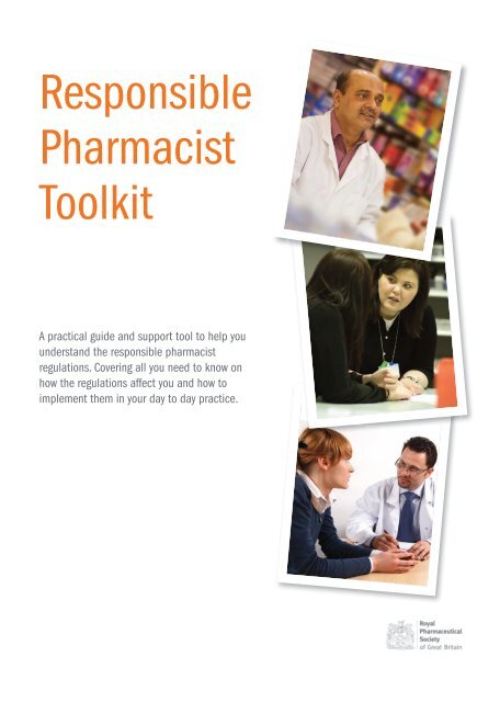 Responsible Pharmacist Toolkit - Royal Pharmaceutical Society