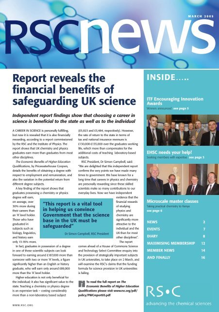 NEWS - Royal Society of Chemistry