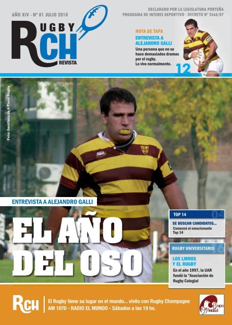 ENTREVISTA A AlEjANdRo GAllI - Rugby Champagne Web
