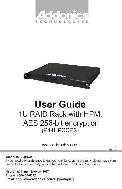 User Guide - Addonics