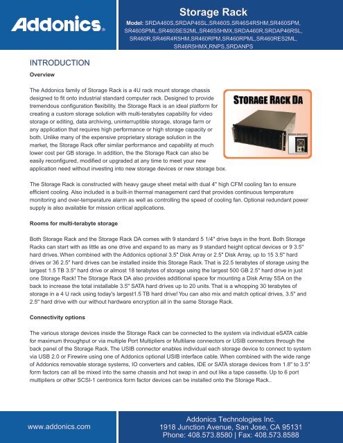 Storage Rack - Addonics