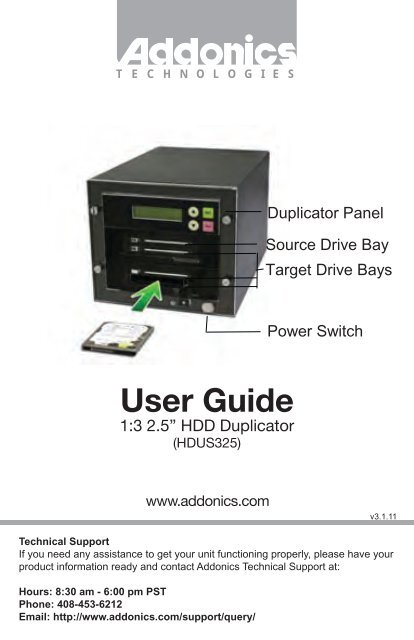User Guide - Addonics