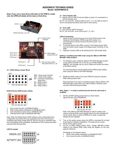 User Guide (PDF) - Addonics