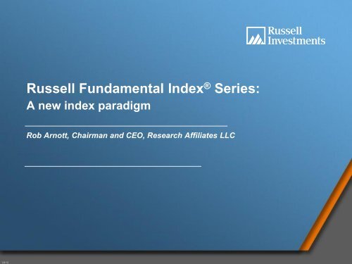 Download slides - Russell Investments