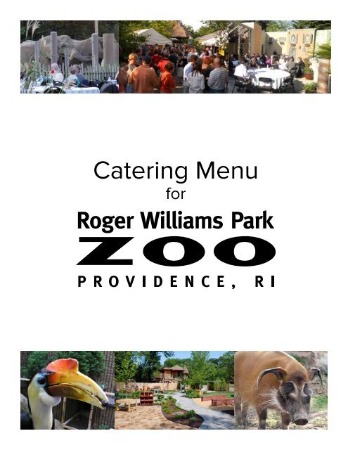 Catering Menu - Roger Williams Park Zoo