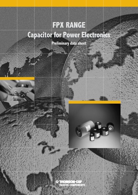 AVX/TPC FPX Range Power Electronics Capacitor Catalog
