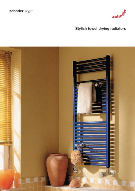 zehnder toga Stylish towel drying radiators