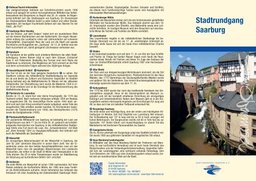 Stadtrundgang Saarburg - Saar-Obermosel-Touristik