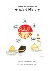 Grade 4 History Book (PDF) - Shia Multimedia