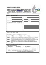 (tass) unit pre-execution checklist