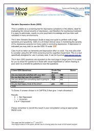 Geriatric Depression Scale (Long Form) Make check mark () in ...
