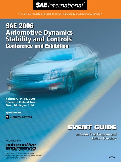 SAE 2006 Automotive Dynamics Stability and ... - SAE International