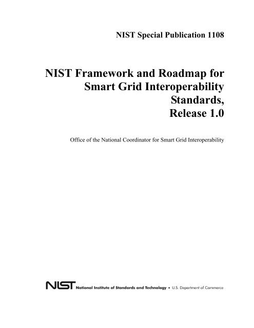 NIST Framework and Roadmap for Smart Grid Interoperability ...