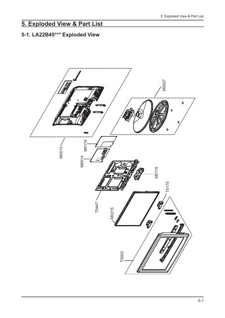5. Exploded View & Part List - Jordans Manuals