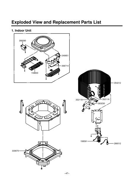 Exploded View and Replacement Parts List - Jordans Manuals