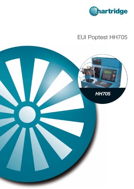 EUI Poptest HH705 - Hartridge Test Equipment