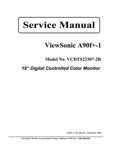 Service Manual - Michael Lissner