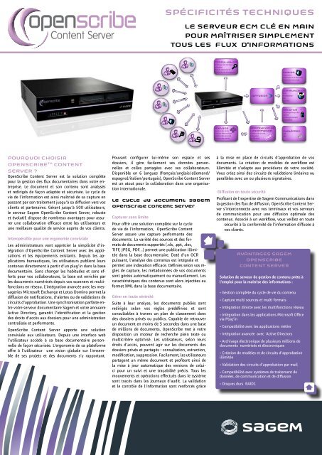 repertoire des mises a jour - sagemcom support