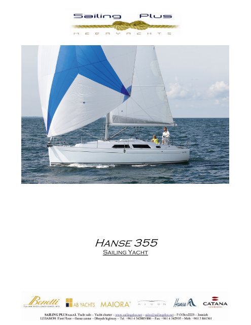 Hanse 355 - SAILING PLUS Yachts