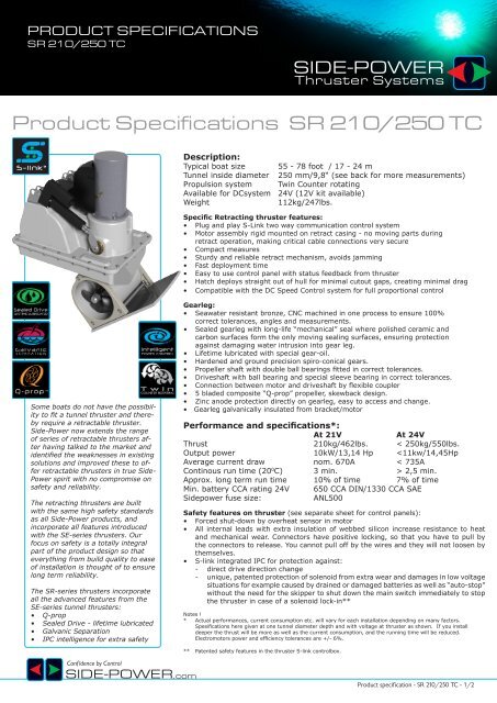 SR210 spec sheet.pdf - side-power