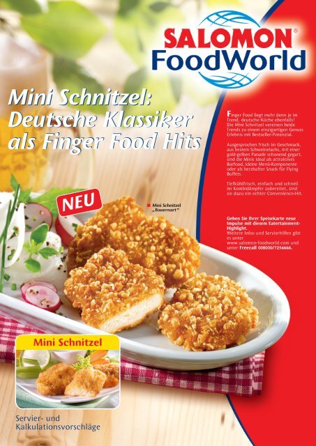 Mini Schnitzel