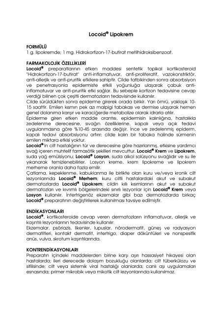 Hidrokortizon Kremi Yüzde 1