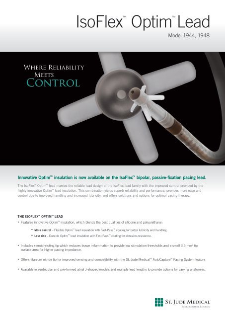 IsoFlex™ Optim™ Lead - Sante International SA